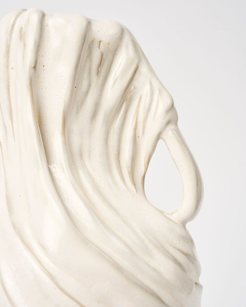 Alexandra Howie — 'Draped Handled Vase' Sculptural Vase | SHOP@Craft