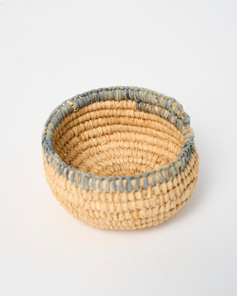 Aunty Patsy Doolan — 'Small Blue Basket', Woven Basket (2025) | SHOP@Craft