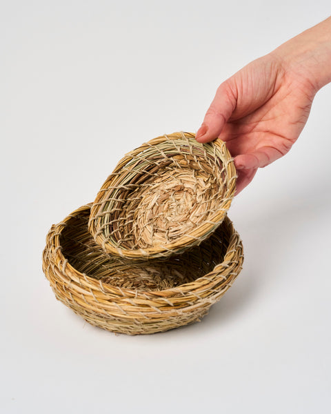Aunty Patsy Doolan — 'Small & Large Basket', Woven Basket Set of 2 ...