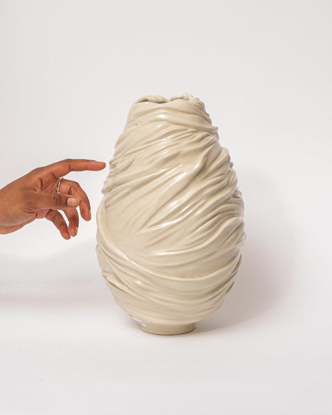 Alexandra Howie — 'Draped No.1' Sculptural Vase | SHOP@Craft