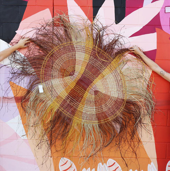 Indra Prudence – 'Marebu (Woven Pandanus Mat)', 2023 | SHOP@Craft