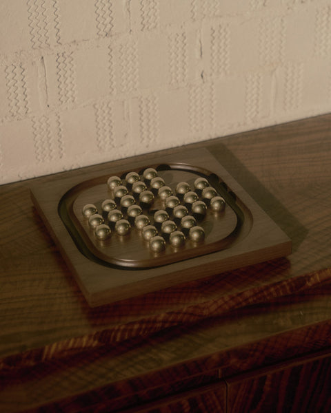 Corbet — 'Solitaire', in Brass and American Walnut | SHOP@Craft