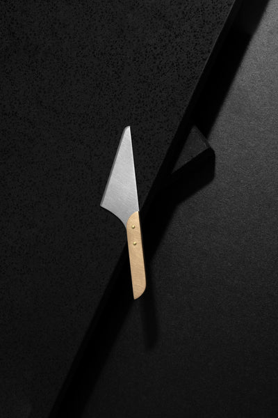 Ferro Forma — Cheese Knife in Brass and Stainless Steel | SHOP@Craft