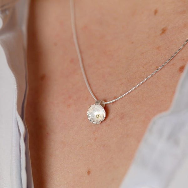 Shimara Carlow— Acorn Cup Pendant in Sterling Silver | SHOP@Craft