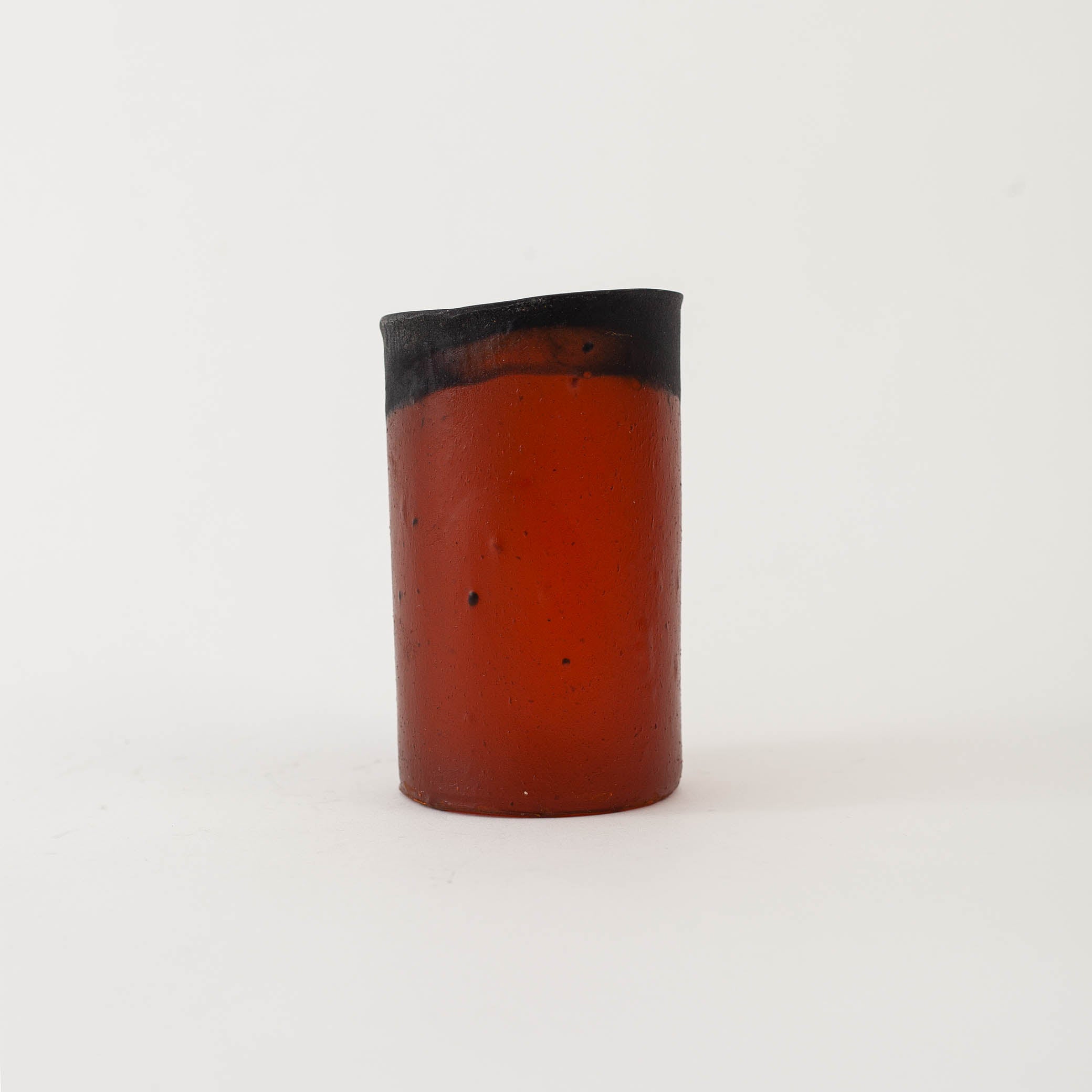 Jessie French — Algae Bioplastic Vessel in Deep Red | SHOP@Craft