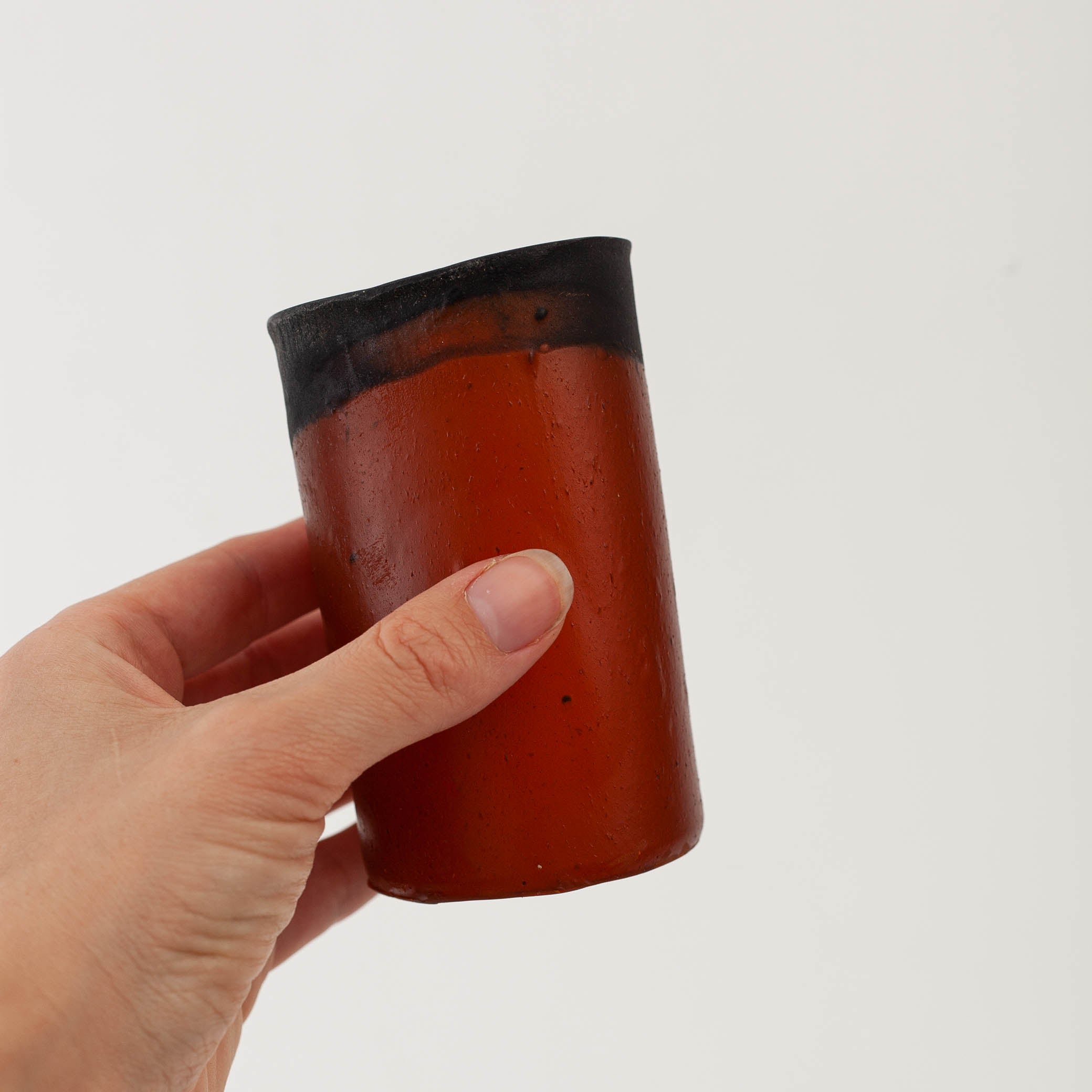 Jessie French — Algae Bioplastic Vessel in Deep Red | SHOP@Craft