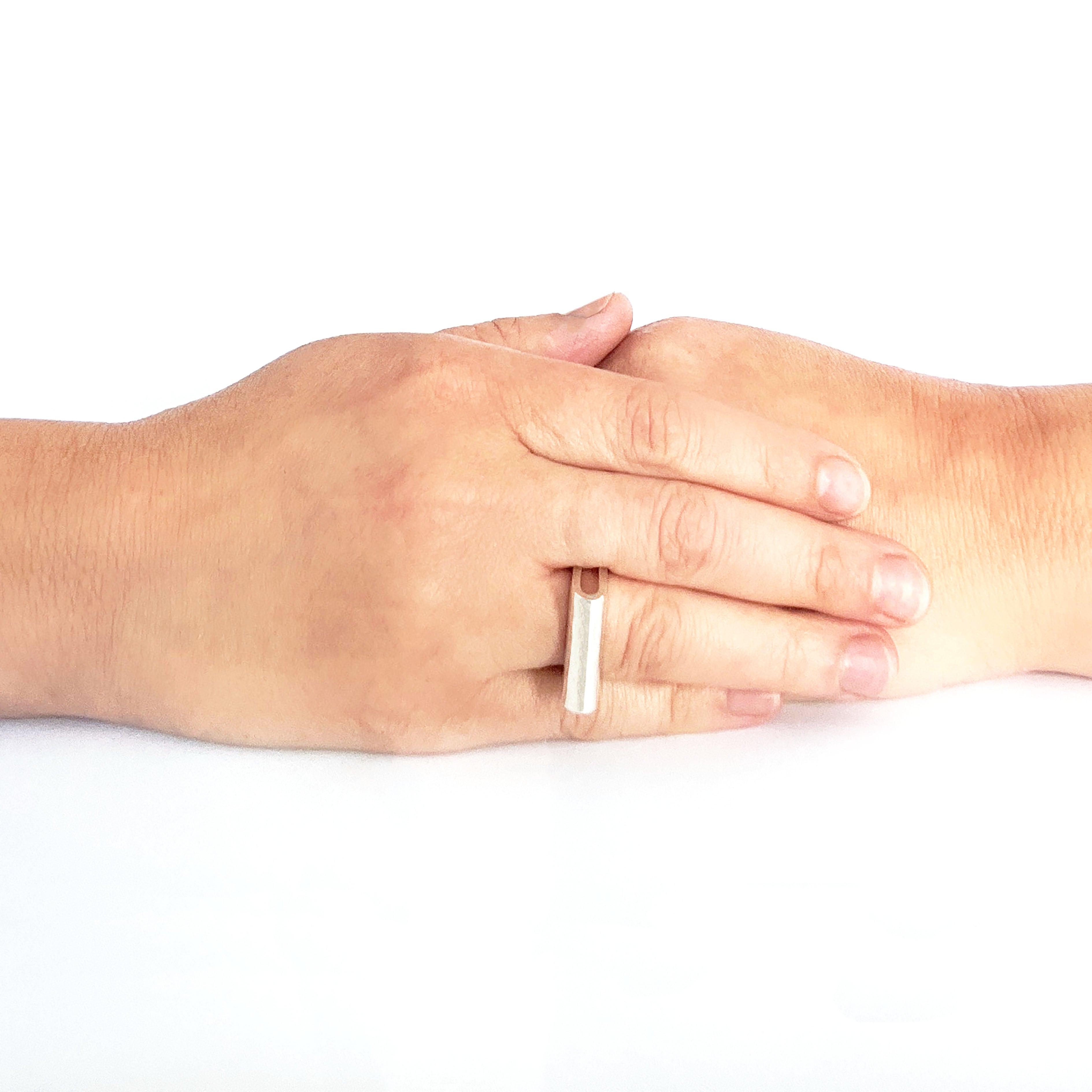 Victoria Mason — Open Window Ring 'Origin' in Sterling Silver | SHOP@Craft